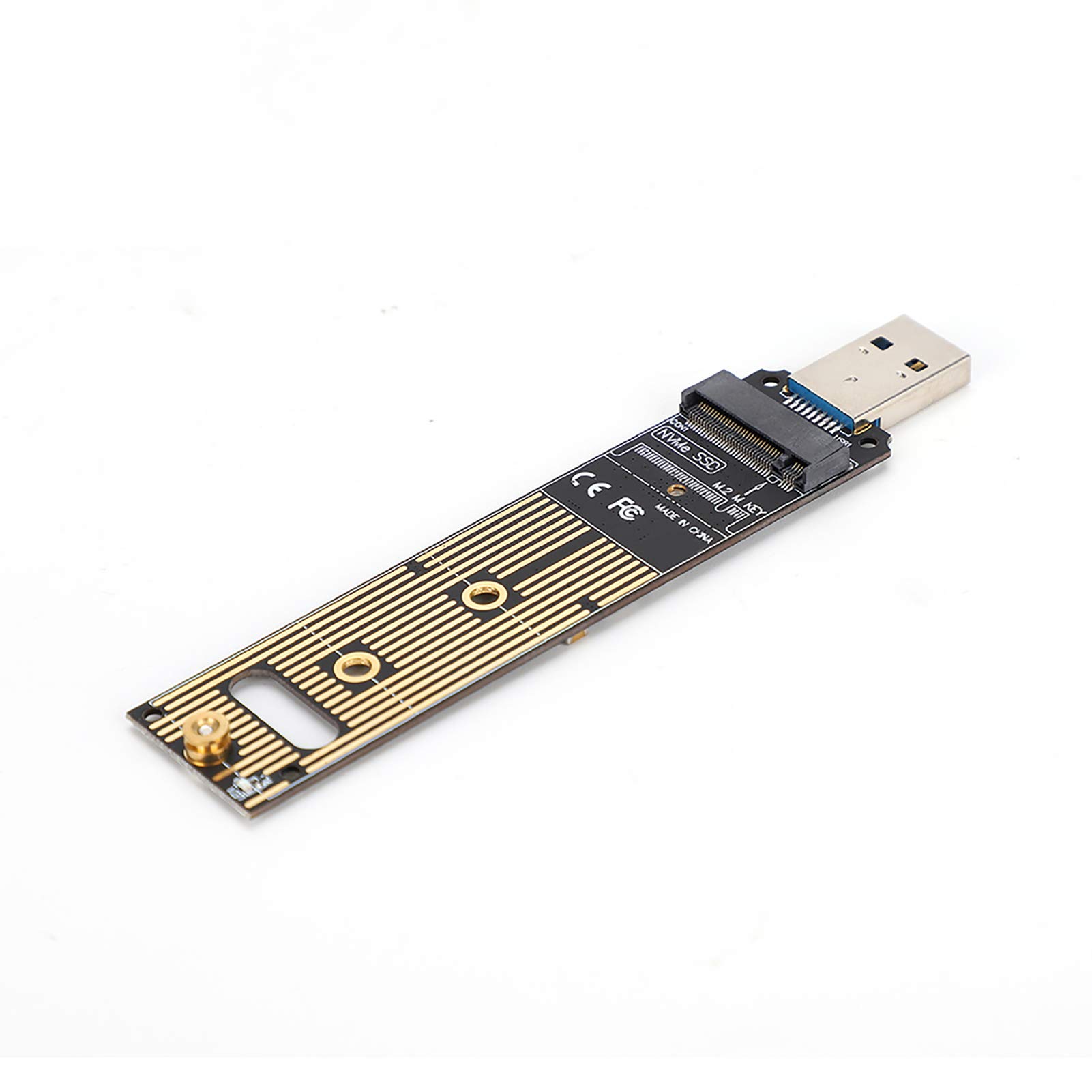 M.2 NVME to USB SSD Adapter Card SSD Adapter Board Portable for Samsung Hot Plug and Pull Plug and Play