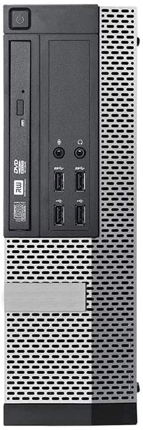 Dell Desktop Computer Core i7-6th Gen, 16GB, 500GB SSD, 2 New 24" Monitors, Wireless Keyboard and Mouse WiFi, 4 in 1 USB Hub Win 11 Pro (Renewed)