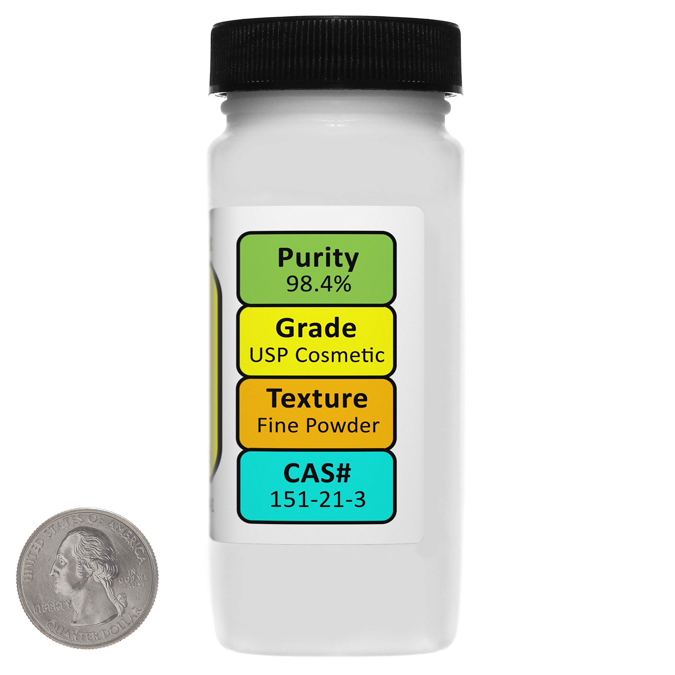 Sodium Dodecyl Sulfate [CH3(CH2) 11OSO3Na] 98.4% USP Cosmetic Grade Powder 1 Oz in a Bottle