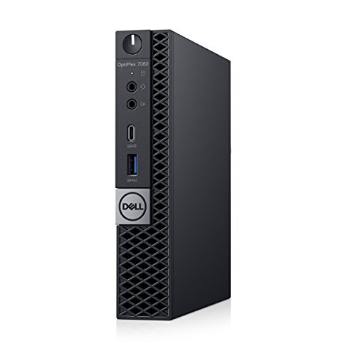 Dell OP7060MFF1WG0D OptiPlex 7060 Micro PC with Intel Core i5-8500T 2.1 GHz Hexa-core, 8GB RAM, 500GB HDD, Windows 10 Pro 64-bit