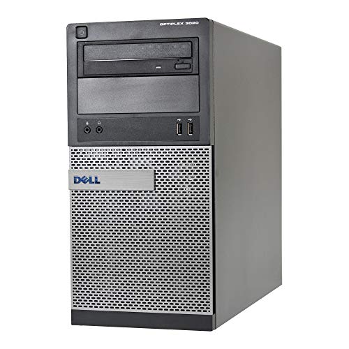 Dell OptiPlex 3020-Tower, Core i5-4570 3.2GHz, 8GB RAM, 256GB Solid State Drive, DVDRW, Windows 10 Pro 64bit (Renewed)