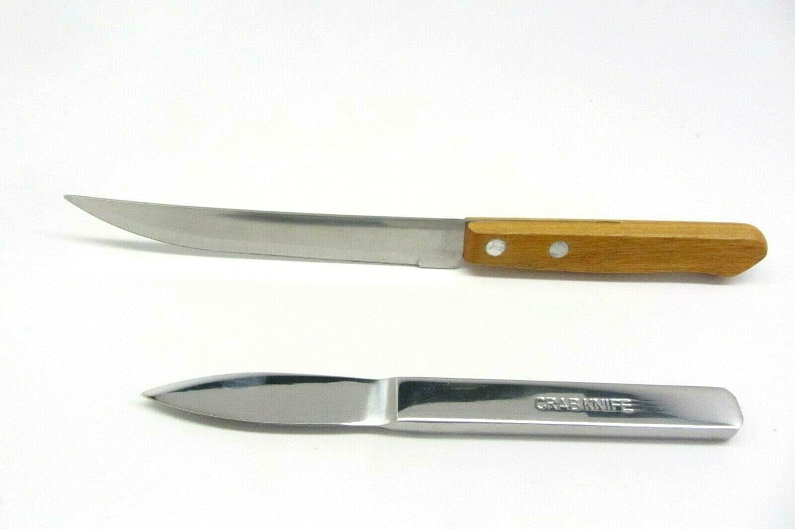 Set of 2 Crab Knives - UJ Ramelson Crab & Lobster Meat Knife & Shell Picker Seafood Tools - Professional and Home Use