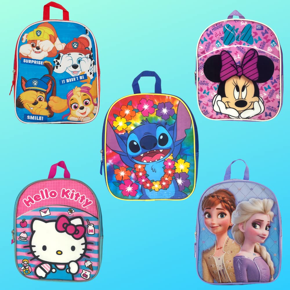 Disney Frozen 2 Mini Backpack for Girls & Toddlers with Princess Elsa and Anna - 12 Inch, Purple