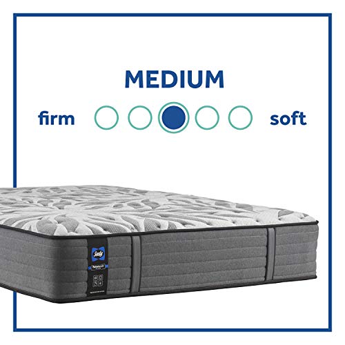 Sealy Posturepedic Plus Mattress with Surface-Guard, Tight Top 13-Inch Medium, King, Grey