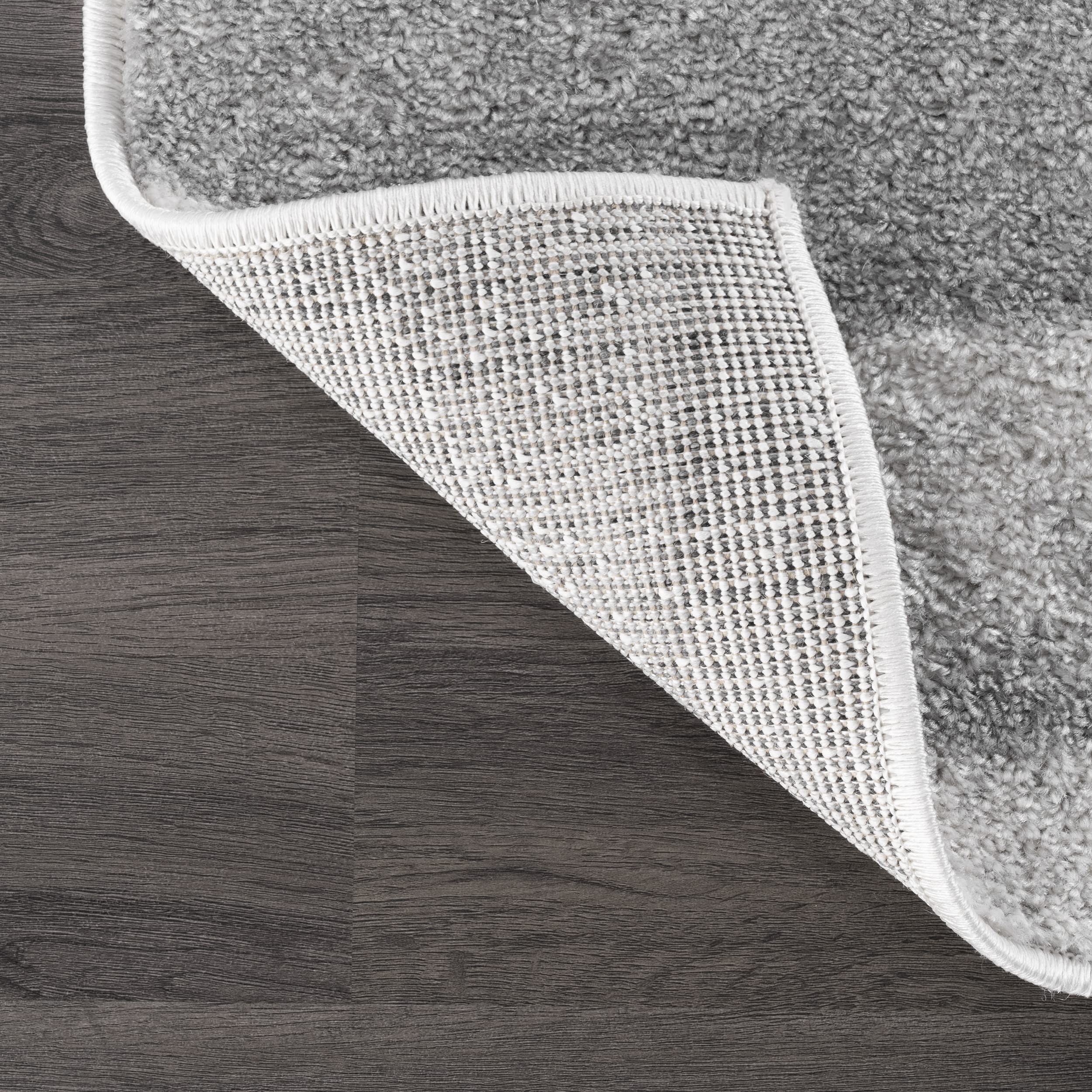 nuLOOM 7' x 9' Performance Indoor Area Rug, Non-Shed, Power Loomed High-Traffic Area Rug for Living Room, Bedroom, Home, Tristan Grey