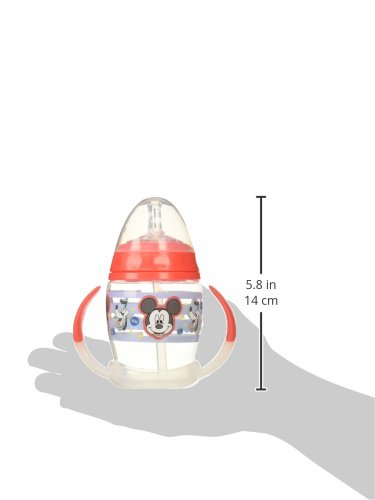Disney Mickey Mouse 6 Piece Grow with Me Sippy Cup, Red