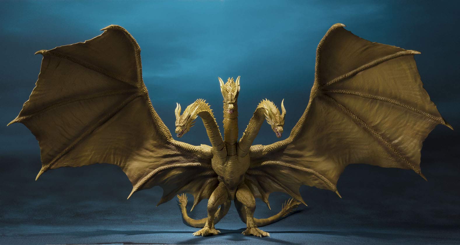 TAMASHII NATIONS Bandai S.H. MonsterArts King Ghidorah 2019 "Godzilla: King of The Monsters Action Figure