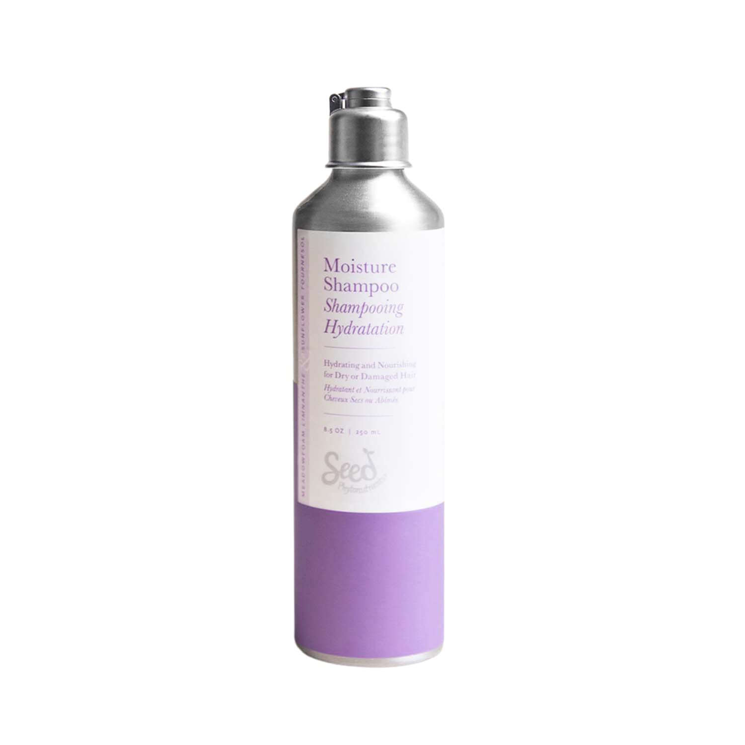 Seed Phytonutrients - Natural Moisture Shampoo | Sustainable, Vegan Clean Beauty (8.5 fl oz | 250 ml)