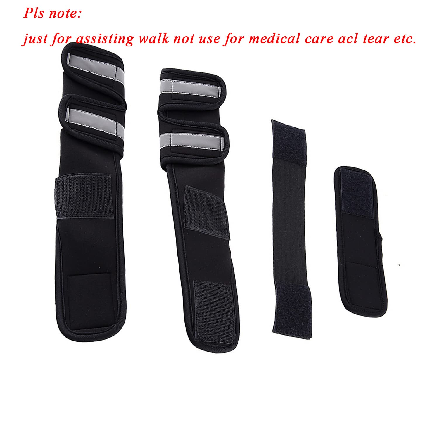 SELMAI Reflective Dog Shoulder Brace Front Leg Brace Canine Elbow Protector Extra Supportive Joint Wrap Arthritis Loss of Stability Helps Wounds Healing Prevents Injuries Sprains Black S