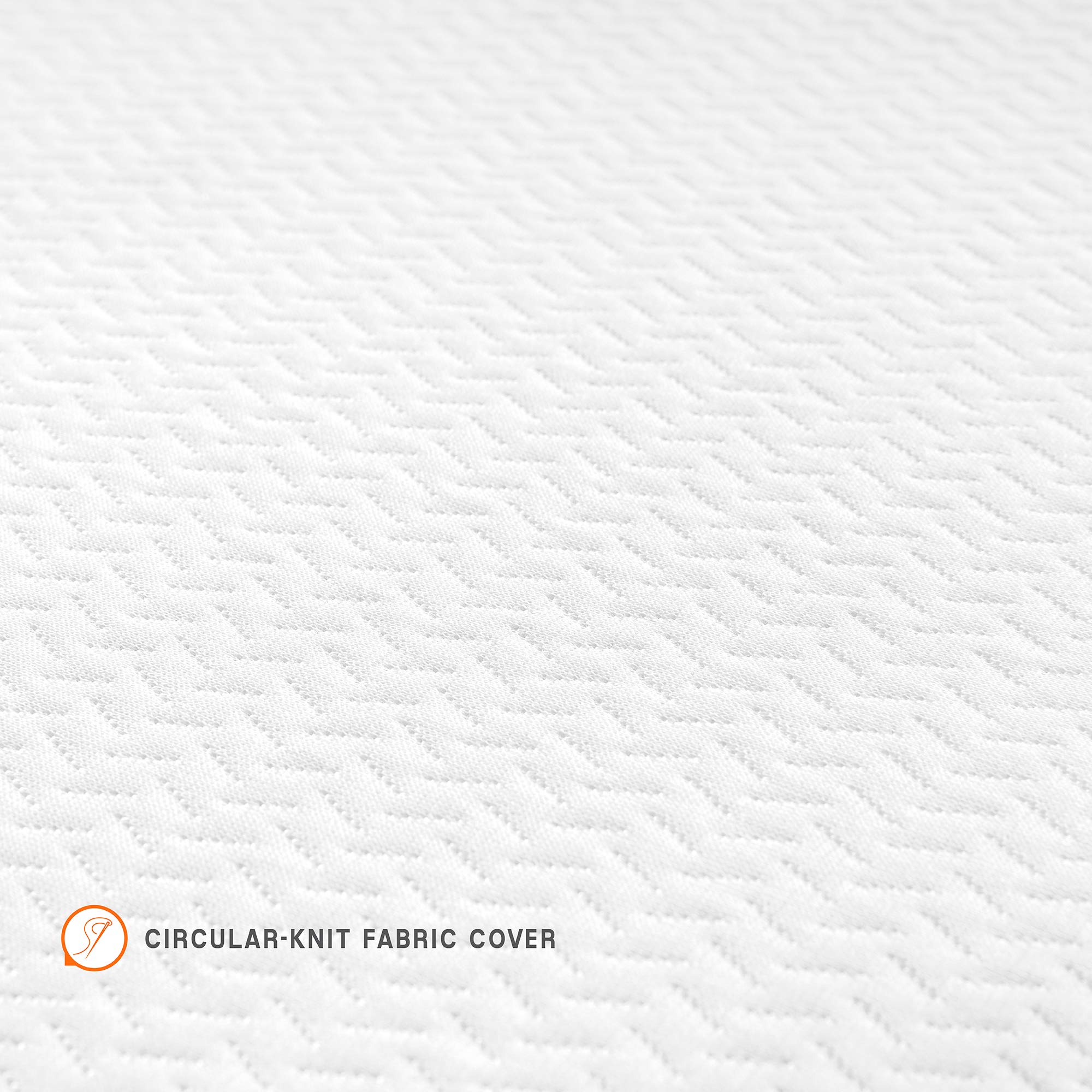 SensorPEDIC 1.5-Inch Coolest Comfort Memory Foam Bed Topper, California King, White