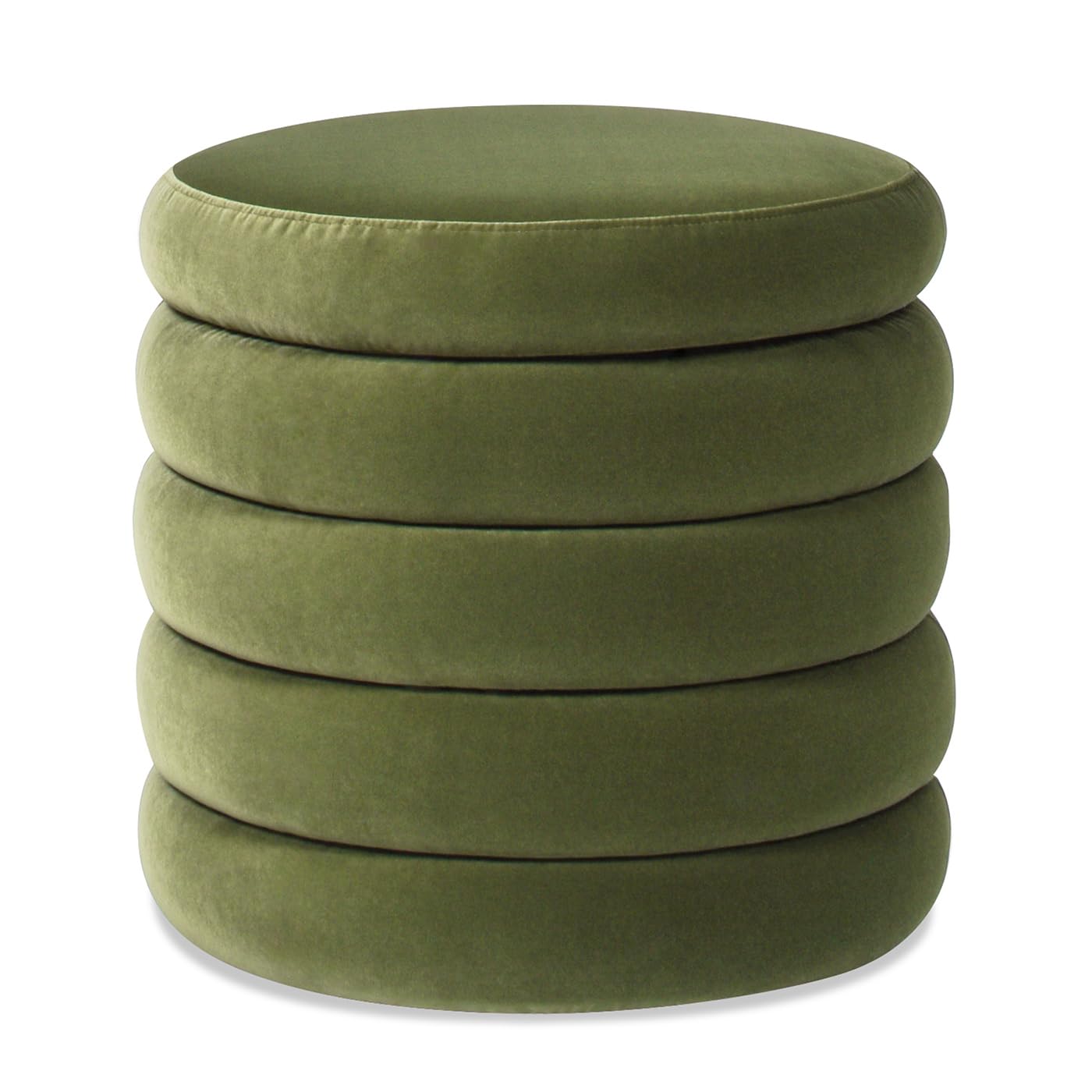 Jennifer Taylor Home Fuji 19" Upholstered Boucle Round Storage Ottoman