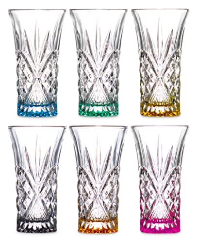 Godinger Shot Glasses Set, Shot Glass Shooters - Dublin Crystal, Set of 6