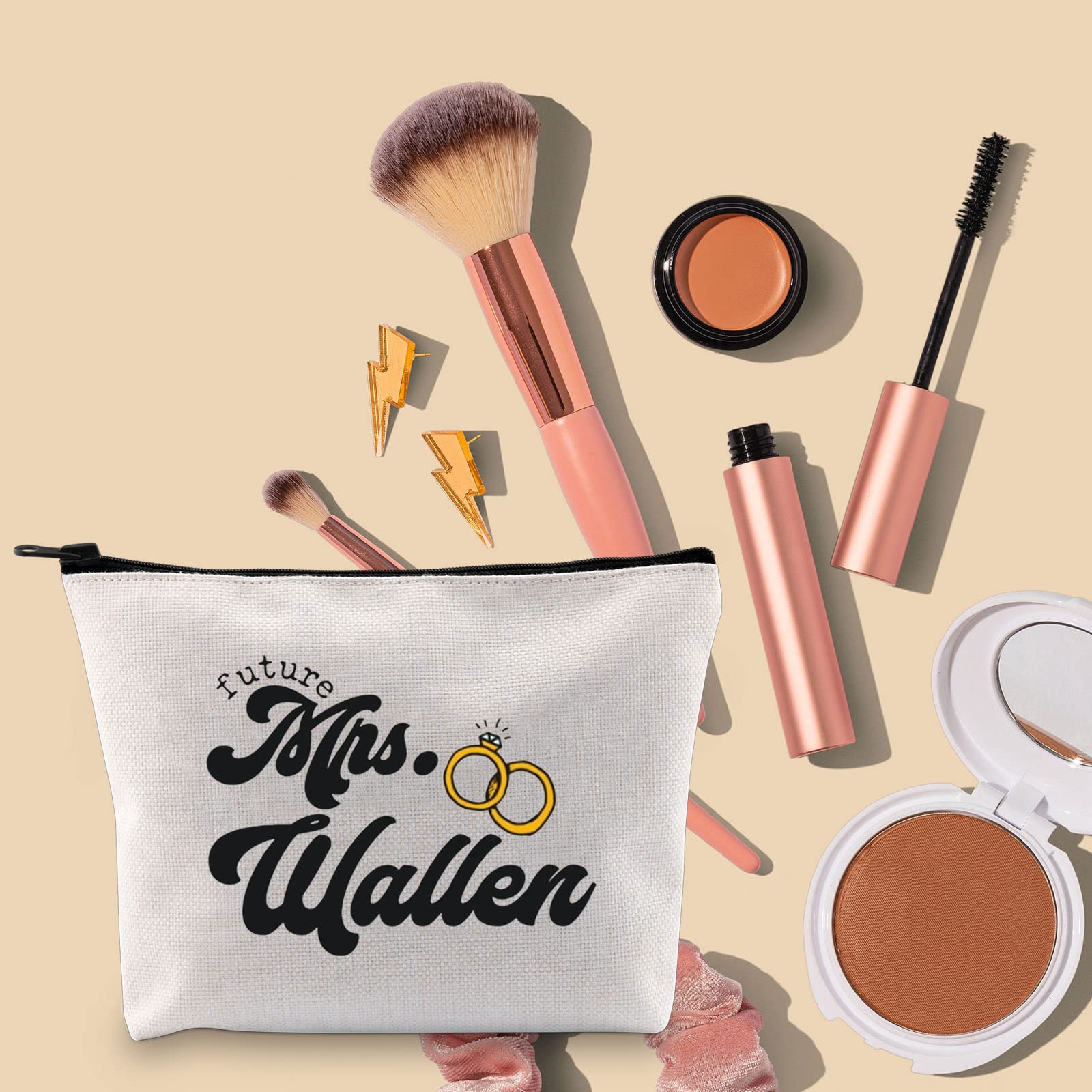 TOBGB Funny Gift Makeup Bag Country Music Lover Gift Music Lover Gift Album Makeup Bag (Future Bag)