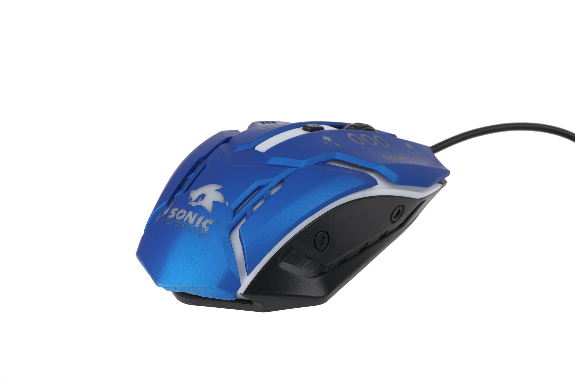 Sonic the Hedgehog 3 in 1 Gaming Set with LED Backlit Keyboard and Mouse, Cushioned Gaming Headset with Microphone. Perfect for Long Gaming Sessions, Comfort Grip, Ergonomic Mouse, Mechanical Keyboard