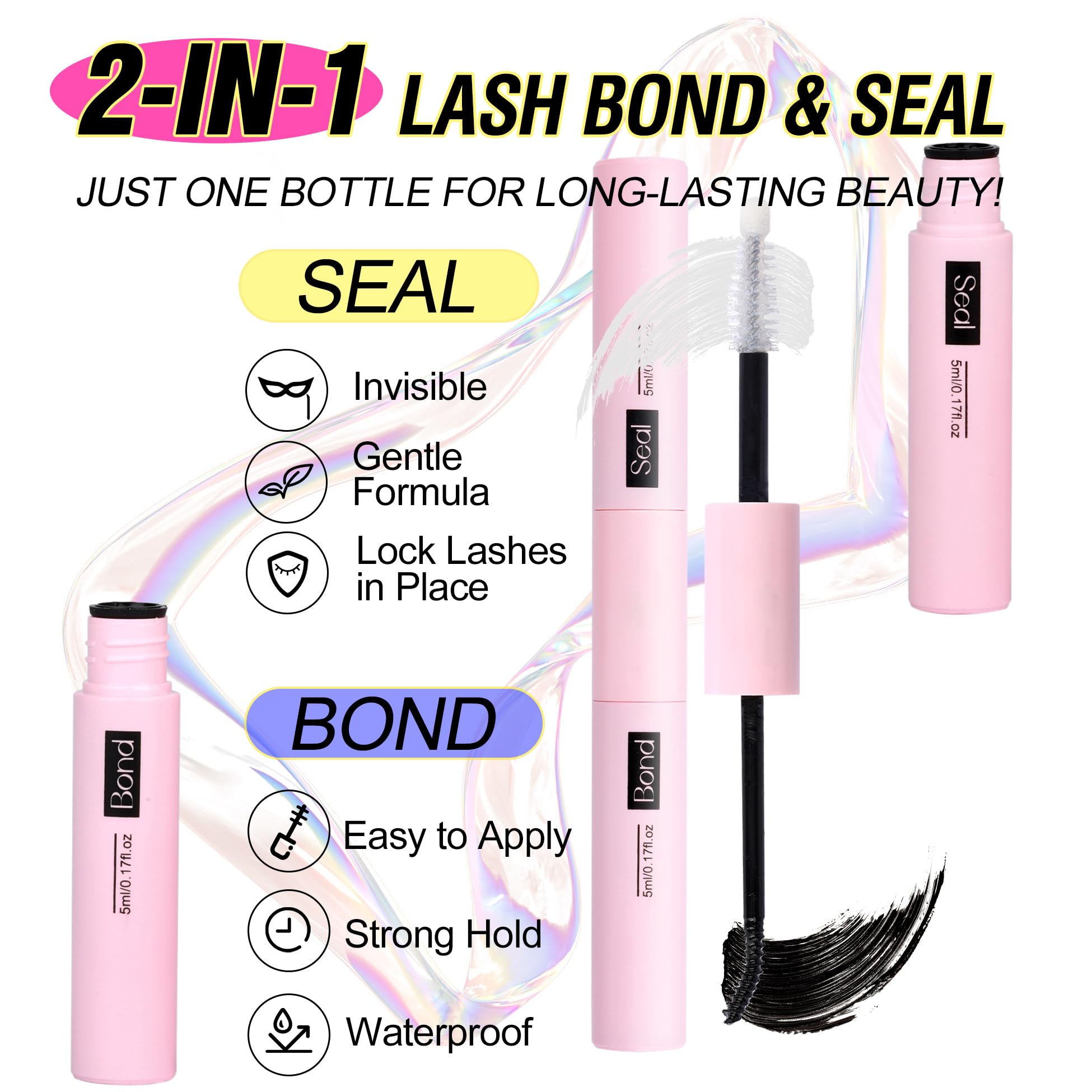 DIY Eyelash Extension Kit Cluster Lashes Kit Fluffy Wispy Volume Cat Eye Look Lash Clusters Flat Lashes Strong Hold Lash Glue C Curl Individual Lashes by ALICE