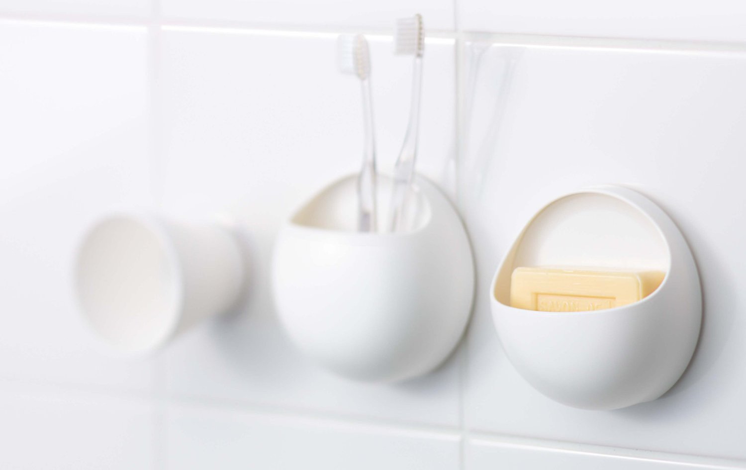 sanei Faucet Bath po soap soap White