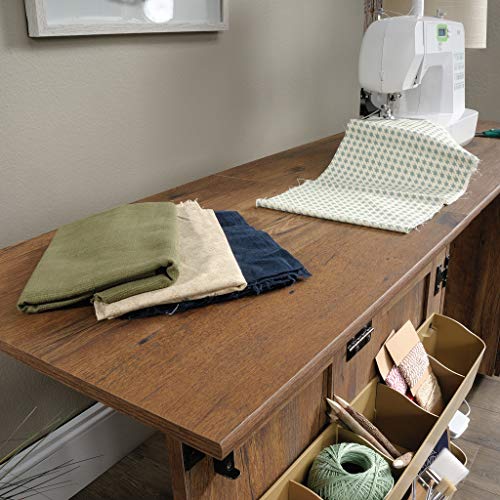 Sauder Miscellaneous Storage Sewing/Craft Cart/ Pantry cabinets, Vintage Oak finish