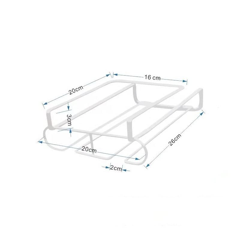DHDM Goblet Inverted Storage Rack Wine Glass Rack Hanging Iron Rack Champagne Glass Under Cabinet