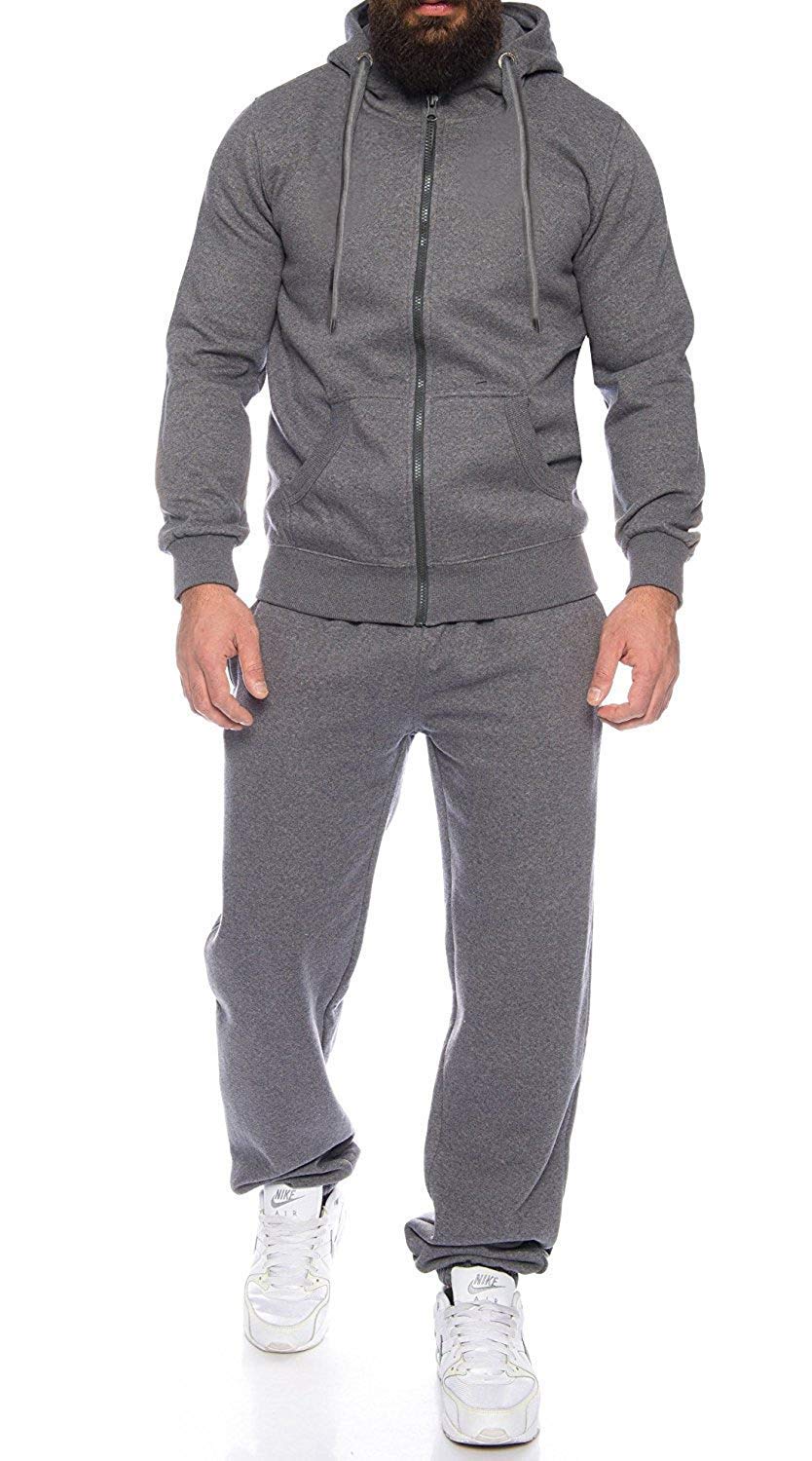 COOFANDY Sweatsuits Sets for Men Full Zip Hoodie Jacket Men Jogging Pants Casual Tracksuit Athletic Sweatsuit