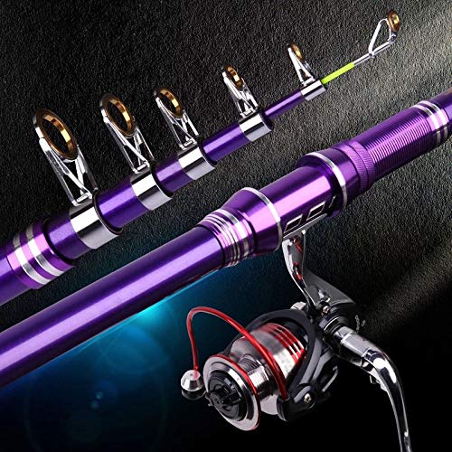 GGRBH Super Hard Carp Fishing Rod Feeder Hard FRP Carbon Fiber Telescopic Lure Spinning Pole 2.1/2.4/2.7/3.0/3.6M ( Size : 3.0M )