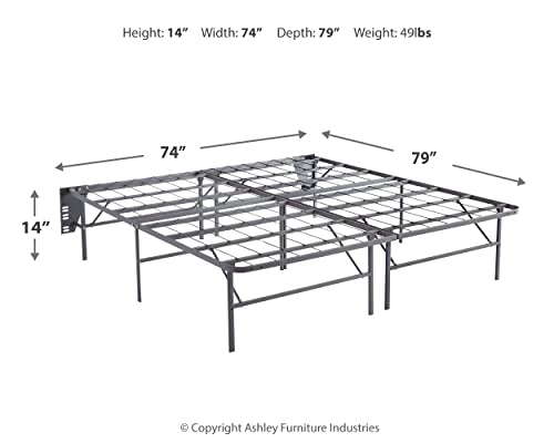 Signature Design by Ashley Better than a Boxspring RTA Foundation, 14 Inch Mattress Riser, King