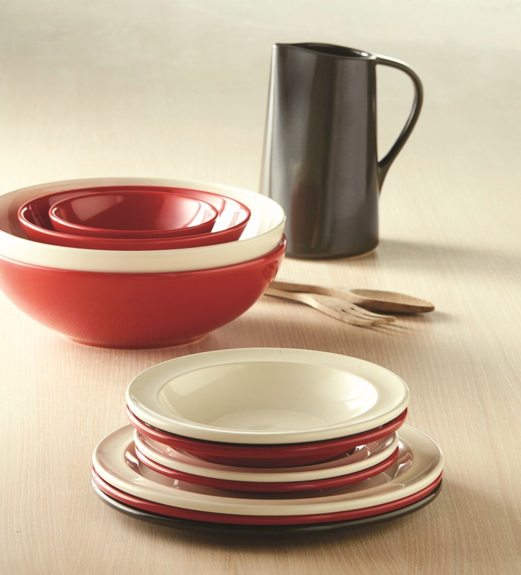 Emile Henry 8.5" x 2.75" Small Salad Bowl | Charcoal