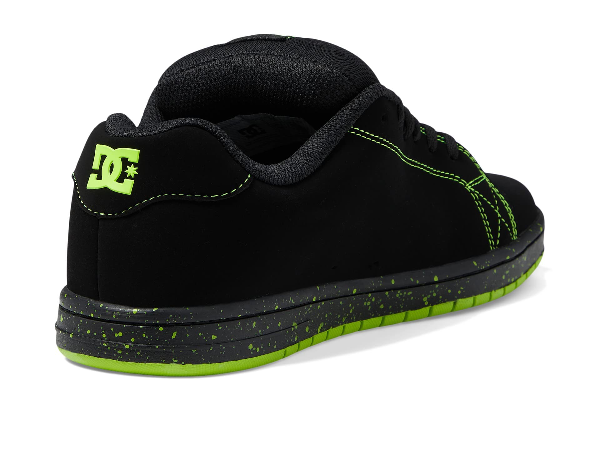 DC Gaveler Casual Low Top Skate Shoes Sneakers Black/Lime Green 13 D (M)