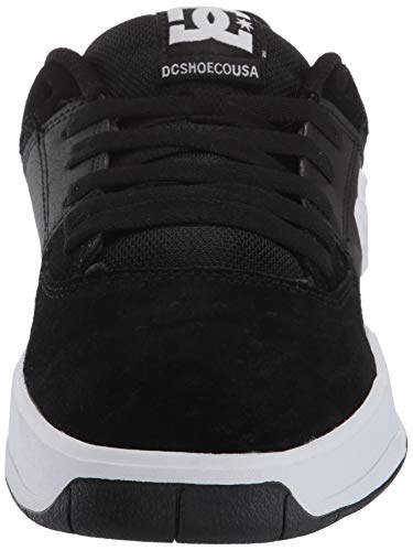 DC Men's Central Casual Low Top Skate Shoe Sneaker, Black/White, 13 D M US