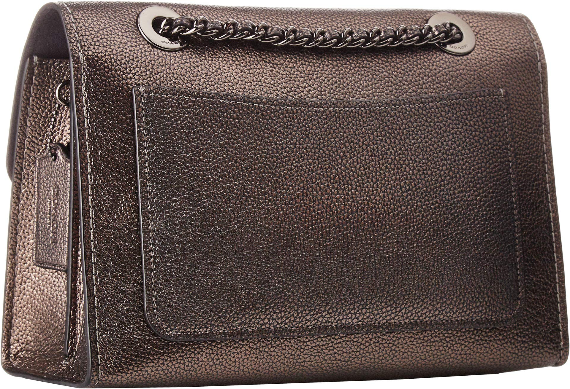 COACH Metallic Parker Shoulder Bag Gunmetal/Metallic Graphite One Size