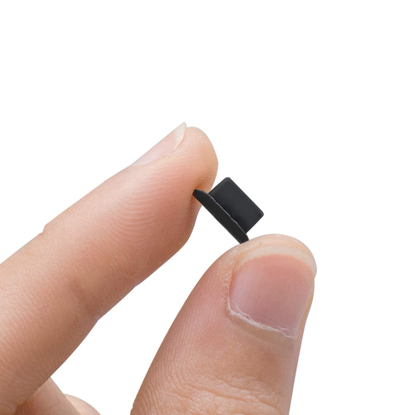 Silicone AntiDust Plugs for iPhones 13 12 Mini Pro Max 11 iPads AirPod, 5pcs Lightnings Charging Port Cover Compatible with iPhones X, XS, XR, 8, 7, 6 Plus Black