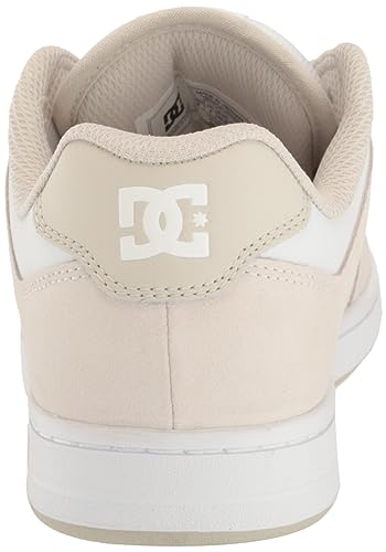 DC Women's Manteca 4 Low Skate Shoe, Grey/White, 6