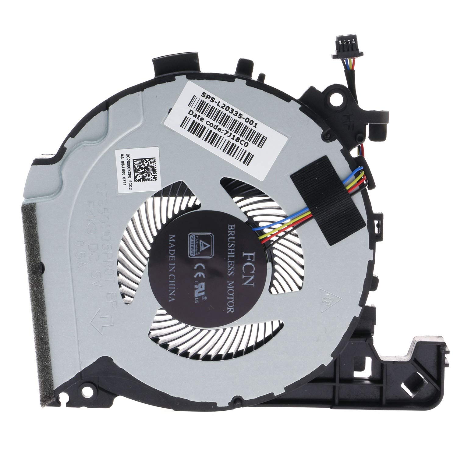 CPU Cooling Fan for HP Pavilion 15-CX 15-CX0060TX 15-CX0058WM DC28000KZF0 SPS-L20335-001