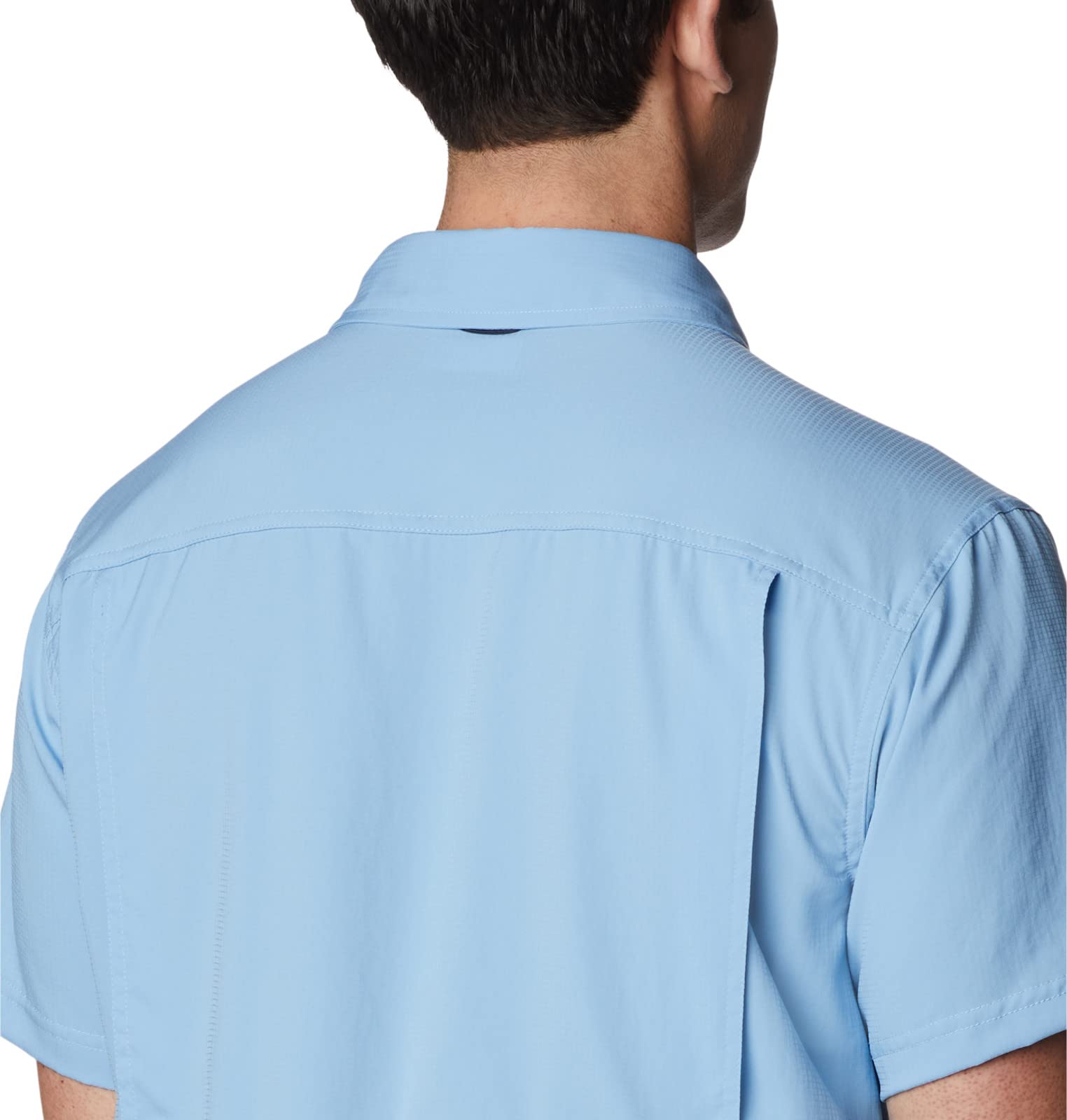 Columbia Men's Silver Ridge Utility Lite Short Sleeve, Jet Stream, Medium