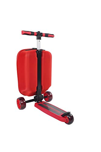 DAKOTT Ferrari Kids 3 Wheels Scooter with a Detachable Luggage