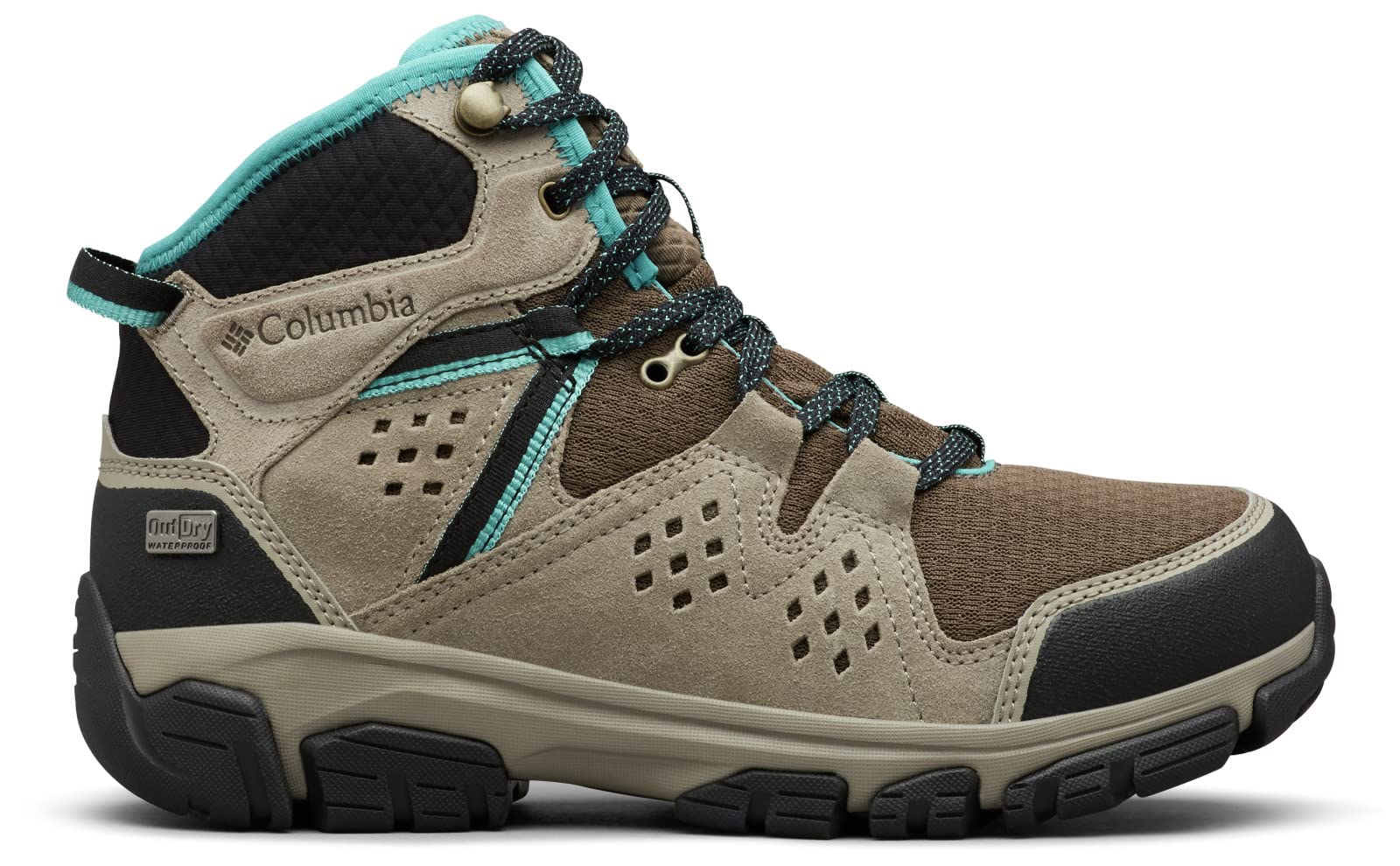 Columbia Women's ISOTERRA™ MID OUTDRY™ Boot, mud, teal, 9 Regular US