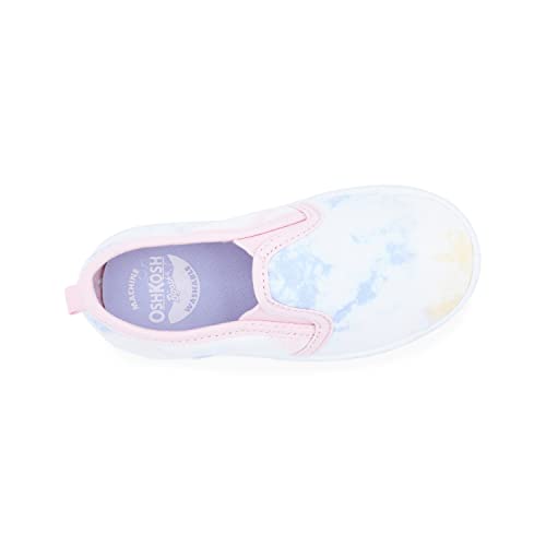 OshKosh B'Gosh Girls Maeve Slip On Shoe, White Multi, 7 Toddler