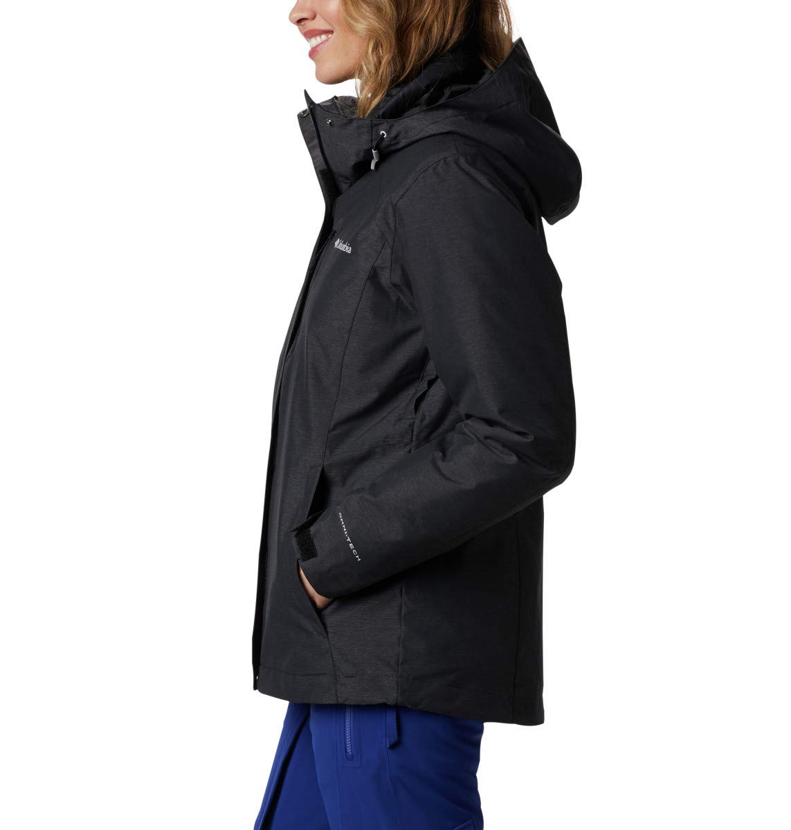 Columbia Women's Whirlibird Iv Interchange Jacket, Black Crossdye, X-Large