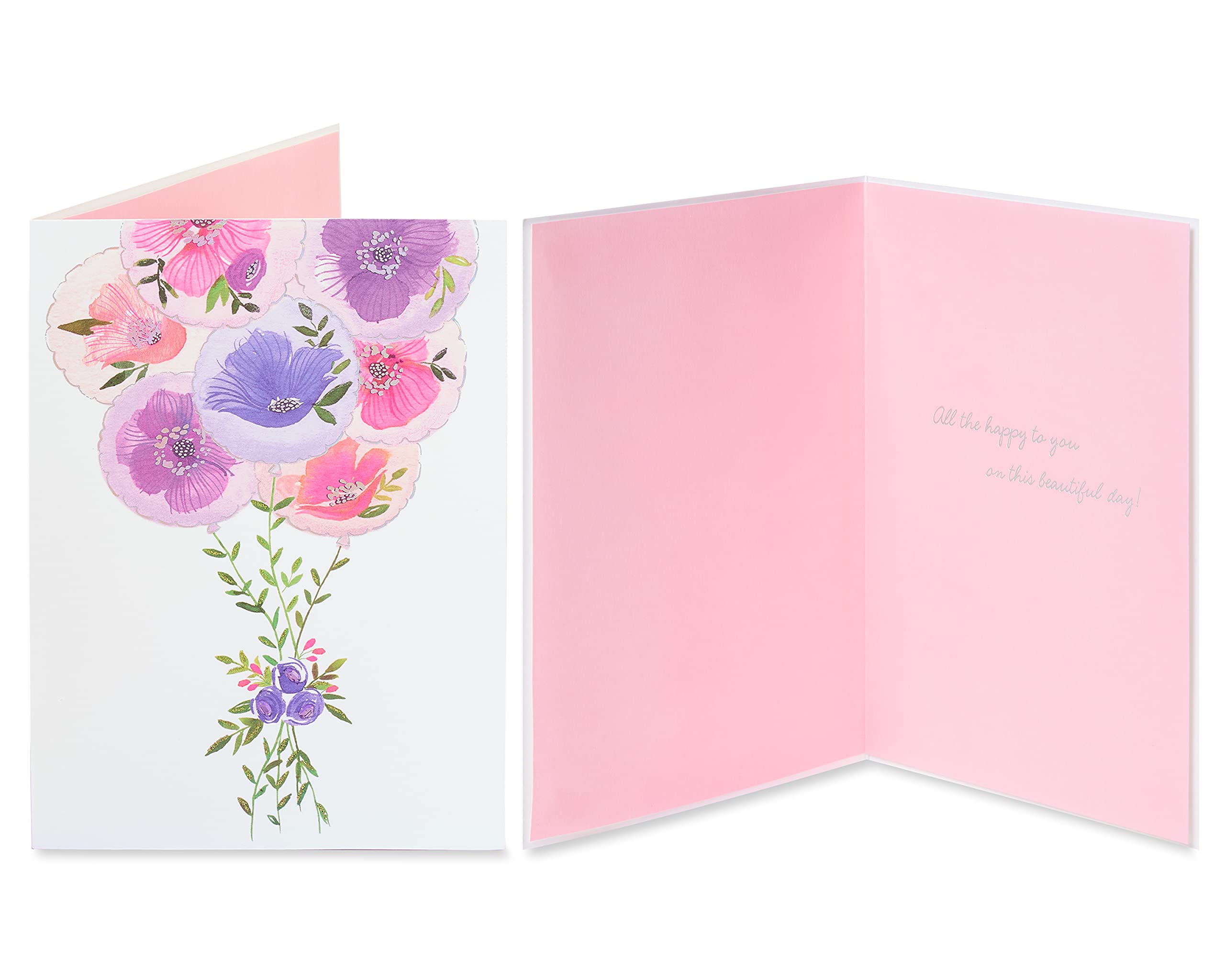 Papyrus Birthday Cards, Ombre Cake and Balloons (2-Count)