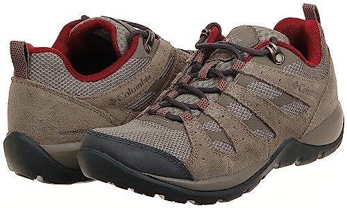 Columbia Women's Redmond V2 Waterproof, Pebble/Beet, 12
