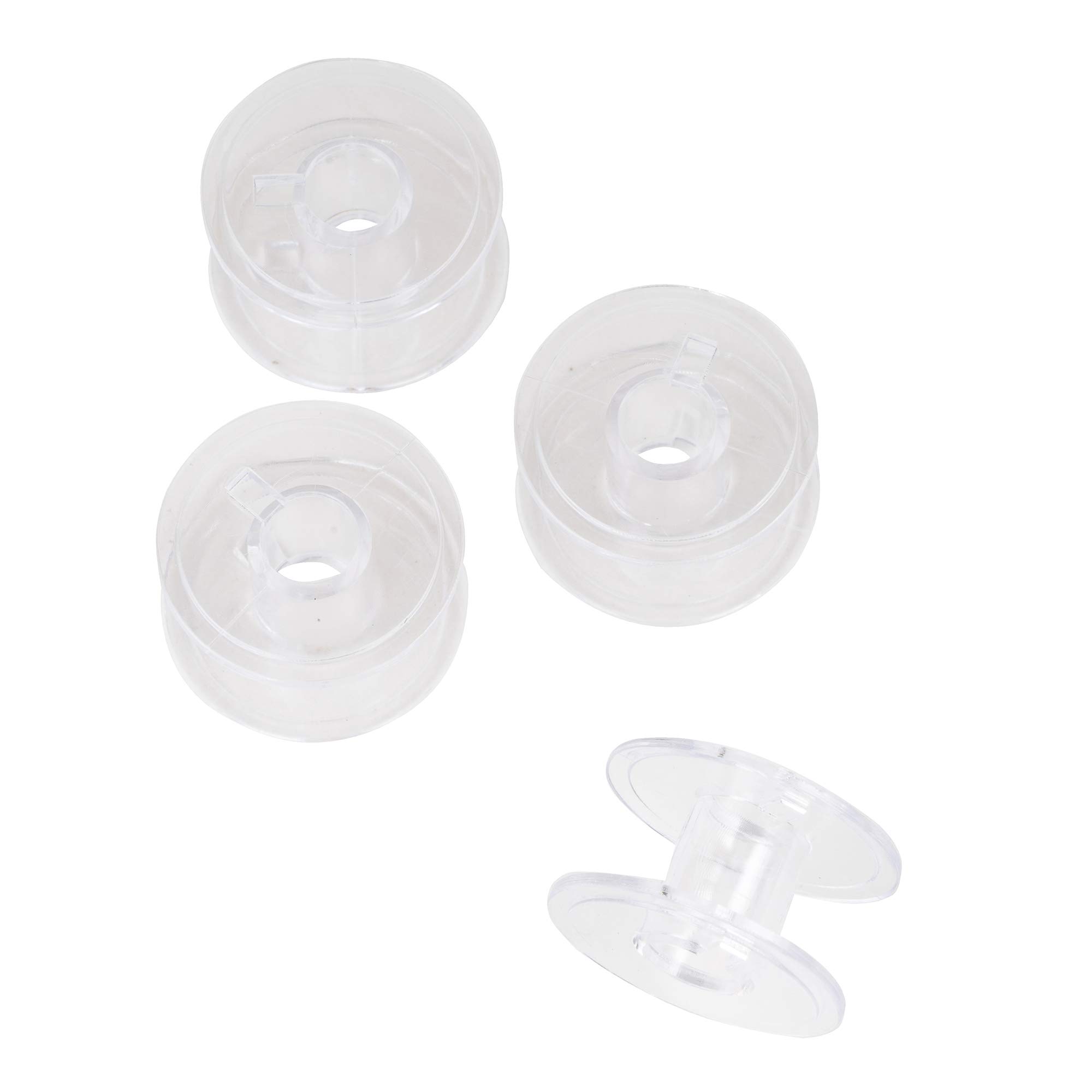 SINGER Bobbins Class 15 Transparent Plastic Bobbins – Replacement Bobbins for Sewing Machine, Sewing Machine Bobbins, Sewing Machine Accessories, 12ct