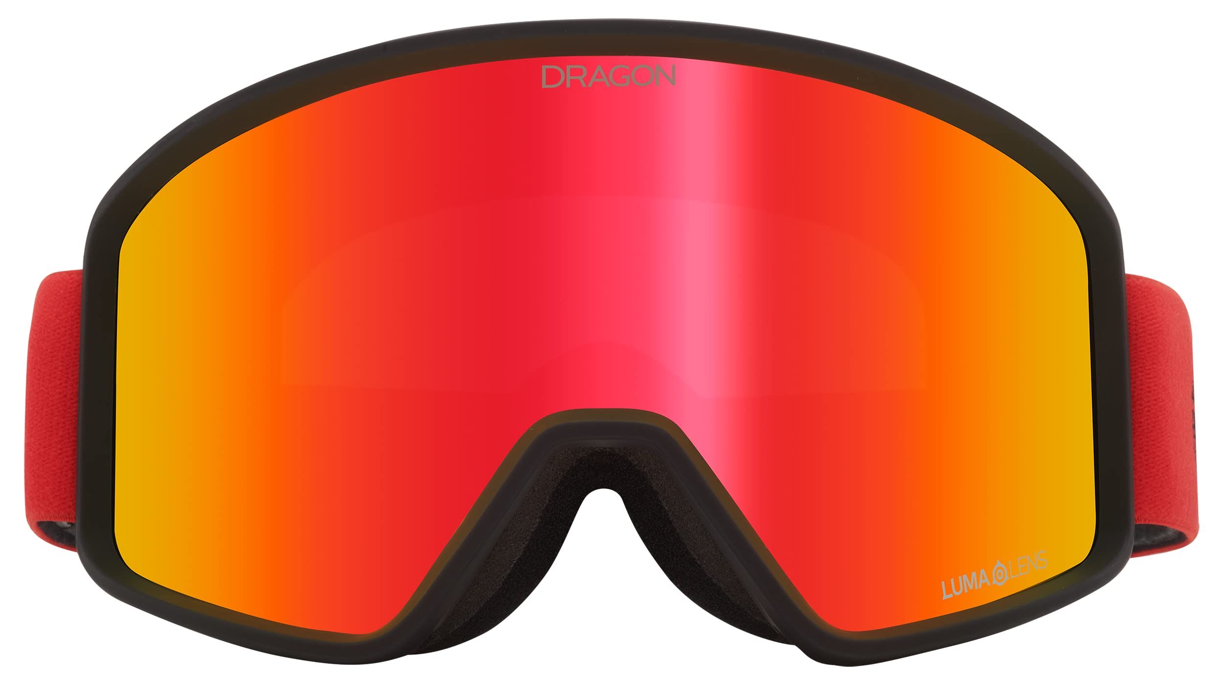 Dragon Unisex DXT OTG Snow Sport Goggle - Saffron Lite Frame | LL Red Ion Lens