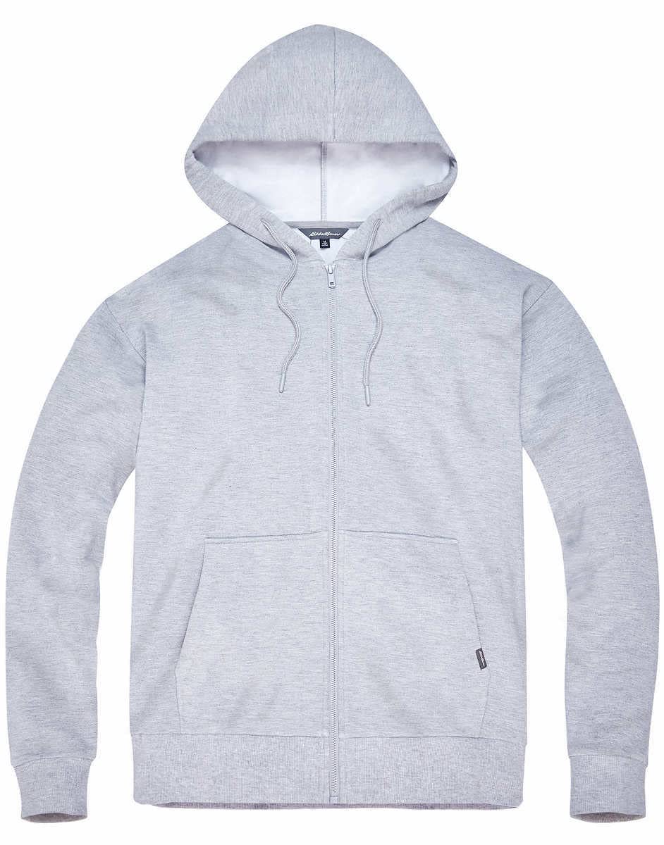 Eddie Bauer Men's Super Soft Full Zip Hoodie (Maroon, Medium)