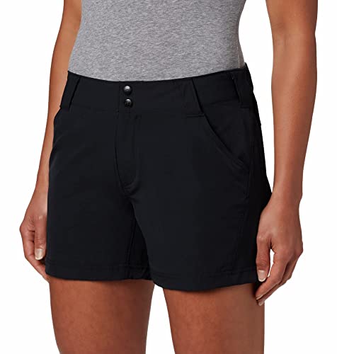 Columbia Womens Coral Point Iii Athletic Shorts, Black, 10 US