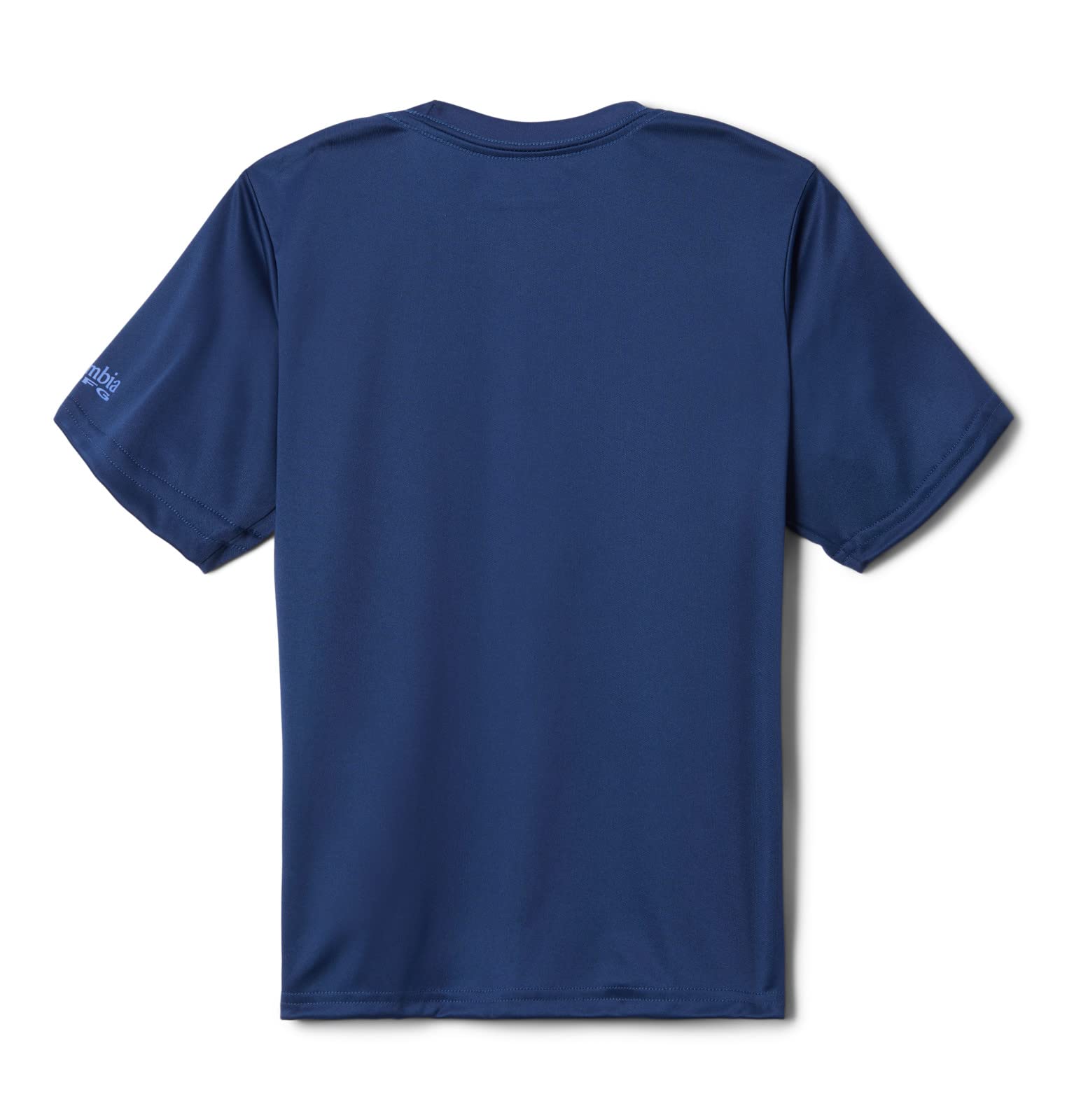Columbia Youth Boys Terminal Tackle PFG Marlin America Short Sleeve, Carbon/Marlin America Graphic, Medium
