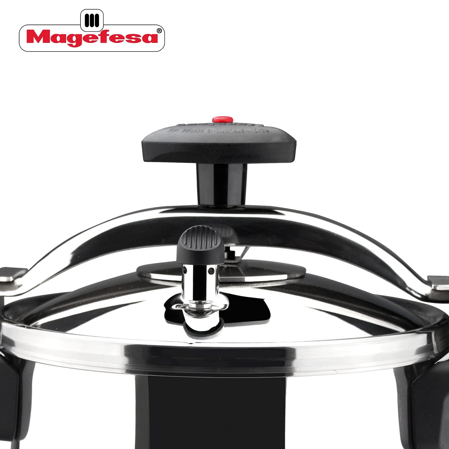 Frigoverre 01OPSTABO10 MAGEFESA – Pressure Cooker with Pump Model Star 10 L, Steel, Multi-Colour, 26 cm