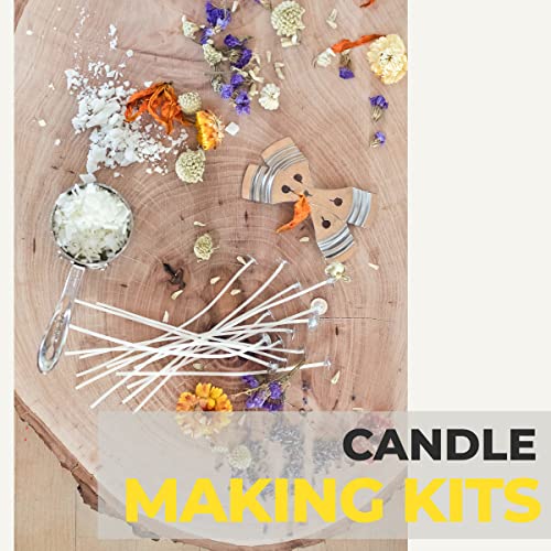 DIY Candle Making kit - 5lb Bulk Organic Soy Candle Wax Candle Making Supplies for Adults, Beginners, and Kids