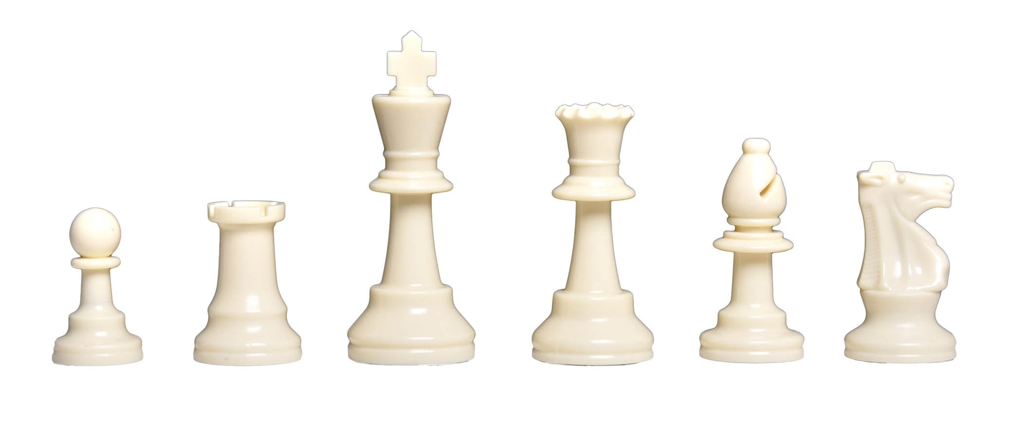 The House of Staunton Four Player Chess Set Combination - Single Weighted Regulation Colored Chess Pieces, Four Player Vinyl Chess Board