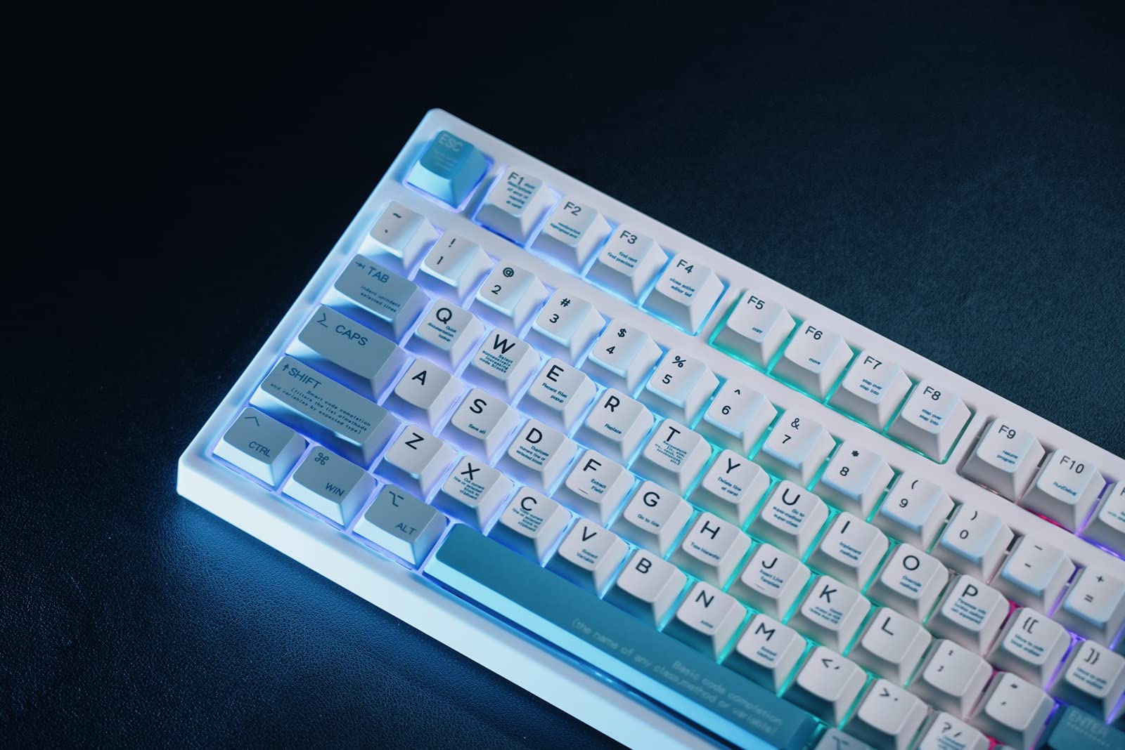 GK GAMAKAY TK75 75% Quiet Mechanical Keyboard with Knob, Hot Swap RGB Bluetooth 5.0/2.4GHz Wireless/USB-C Wired,PBT Cherry Profile Keycaps Silent Gaming Keyboard (GamaKay Phoenix Switch)