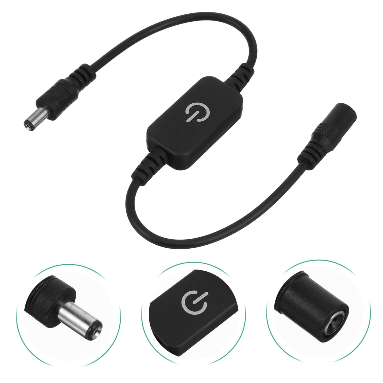 DOITOOL 1pc Light Strip Dimmer Led Light Controller Led Strip Touch Led Rope Light Dimmer Rigid Bar Smart Useful Dimmer Desk Lamp Plastic Dc Modulator