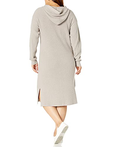 The Drop Women's Claudia Cuddle Hoodie Midi Dress, Porpoise, M